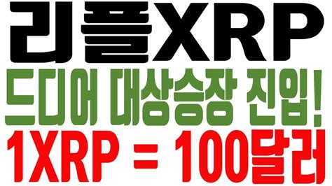 리플코인 주가전망 드디어 대상승장진입 1월20일 오늘부터 역사적인 폭등시작합니다 리플리플xrp Youtube