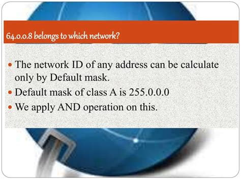 Ip Address And Subnet Masking Final PPTX Computer Networking Computing