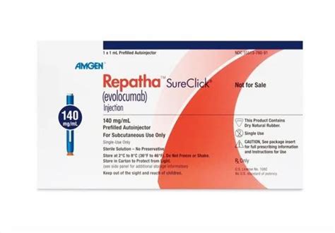 Evolocumab 140mg Ml Repatha Sureclick At ₹ 2200 Piece Repatha