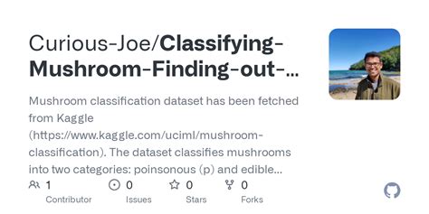github curious joe classifying mushroom finding out the best machine learning model to predict