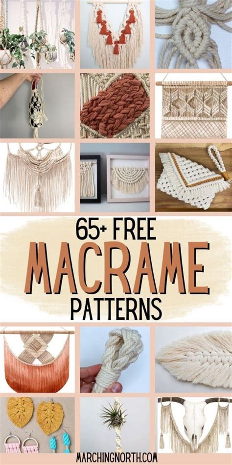 65 Easy And Free Macrame Patterns DIY Tutorials Free Macrame Patterns Macrame Wall