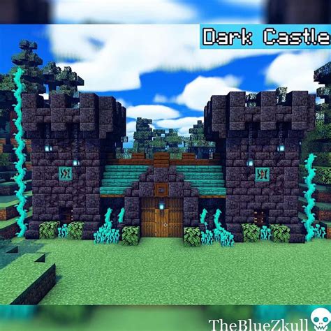 2 Dark Castle Minecraftbuilds Dark Castle Minecraft Houses