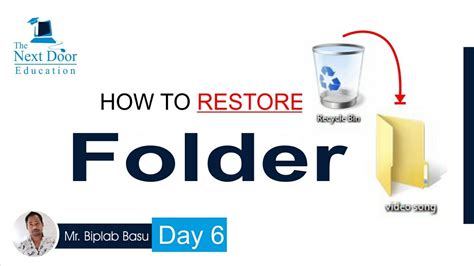 How To Restore Folder Files Delete Files Folders Programs Ko Kaise
