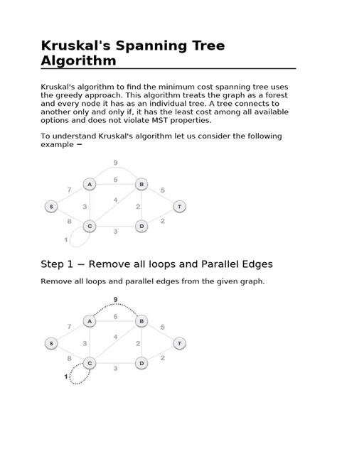 graph kruskal s algorithm pdf