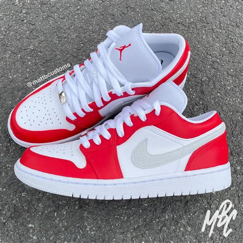 Og Colourway Create Your Own Custom Nike Jordan 1 Low Trainers Mattb Customs
