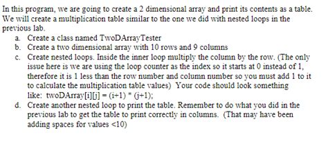 Solved In This Program We Are Going To Create A Chegg