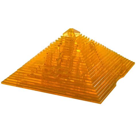 Plexiglass Quest Pyramid Puzzle Box Follow The Clues To Unlock The
