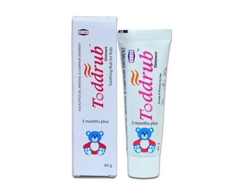 Toddrub Ointment Klm Pediatric Division