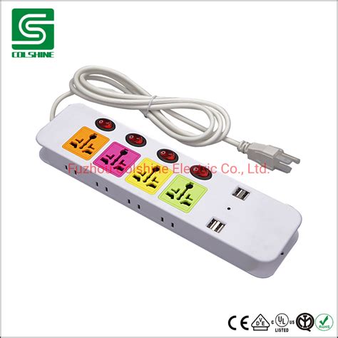 Universal Extension Switch Socket Electrical Double USB Socket Power Socket And Extension