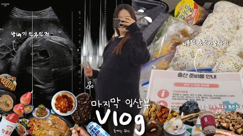행복하고 즐거웠던 임신 10개월 마지막 일주일 빠염 🏻 임산부 딱지 Youtube