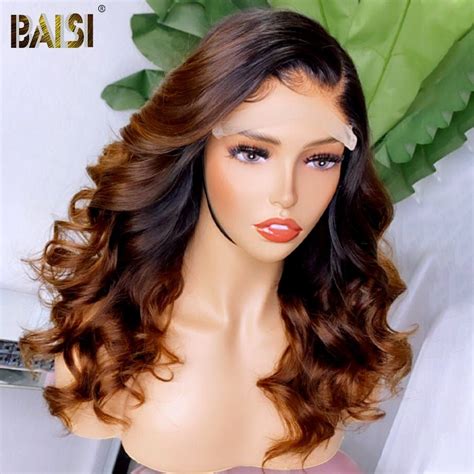 Baisi Color 1b430 Body Wave Perruque Personnalisée De Qualité