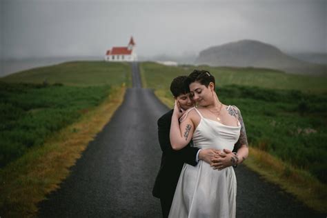A Same Sex Pagan Elopement At The Kirkjufell Shot By Amber Zephyr