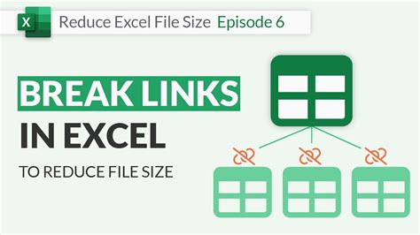 how to break links in excel youtube