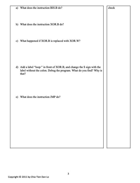 Cs 3224 Lab 7 Msp430 Assembly Programming Basics In