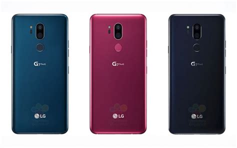 LG G7 ThinQ Leaked Press Renders Show Three Colors GSMArena Com News