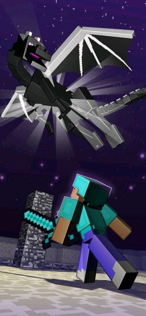 Minecraft Ender Dragon Art