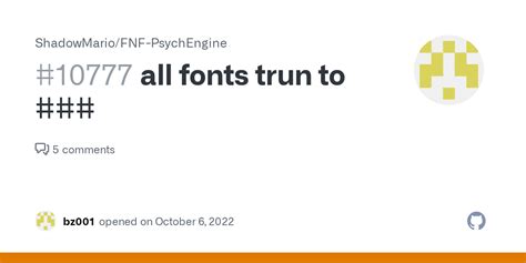 All Fonts Trun To · Issue 10777 · Shadowmariofnf Psychengine · Github