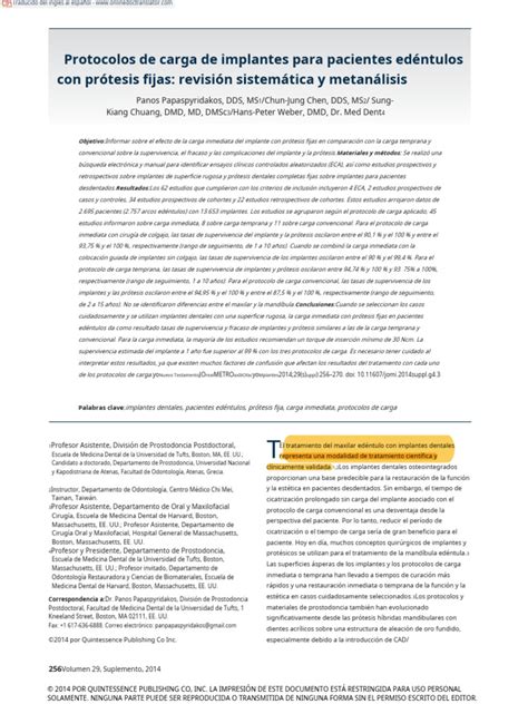 Implant Loading Protocols For Edentulous Patients With Fixed Prostheses