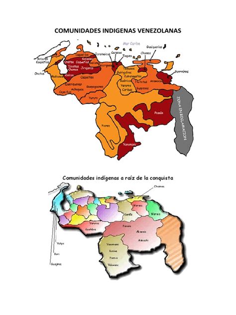 Comunidades Indigenas Venezolanas Mapas Pdf