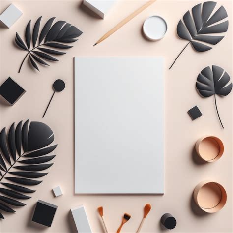 Premium Vector Mock Up Blank White Frame 3d Rendering Illustration Mock Up Blank White Frame