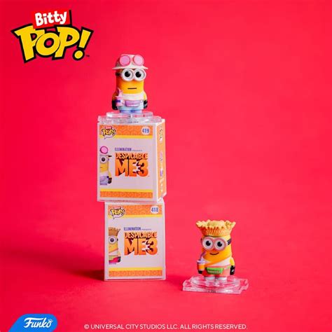 Buy Bitty Pop Minions 4 Pack Series 4 At Funko