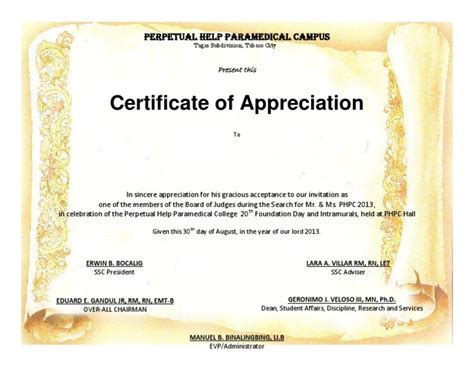 Certificate For Board Of Judges Pdf