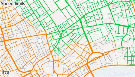 Speed Limit Map Mapping London