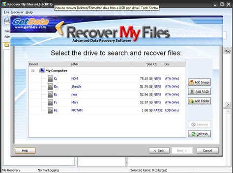 Recover Data From Formatted Usb Pen Drive Mastergadgets Blog