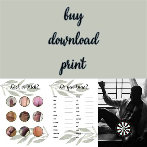 Party Games Bundle Instant Printable Download Bachelorette Party Bridal