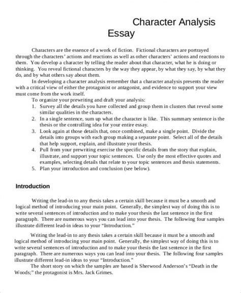 Text Analysis Essay Template Dremelmicro