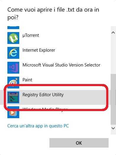 Remove Other Options Entry From Open With Program List Windows 10