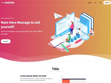 Landing Page By Tailwindtoolbox A Undefined Template Built At