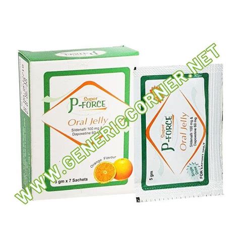 Super P Force Oral Jelly Sildenafildapoxetine Generic Corner