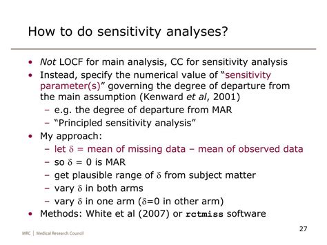 Ppt Strategies For Handling Missing Data In Randomised Trials Powerpoint Presentation Id 3430178