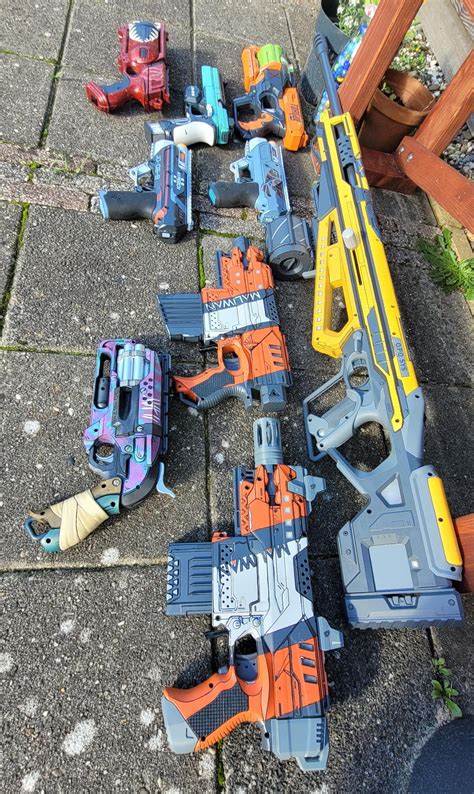 [oc] Most Of My Borderlands Themed Nerf Blasters R Nerf