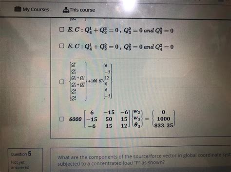Solved Use The Minimum Number Of Euler Bernoulli Beam Finite