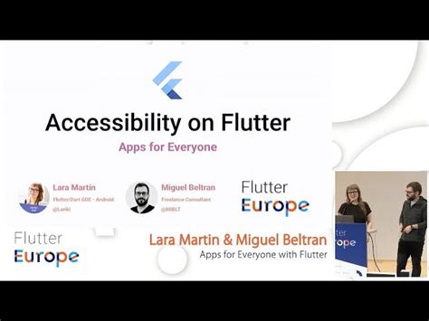 flutter europe conference talk apps for everyone with flutter from flutter europe class central