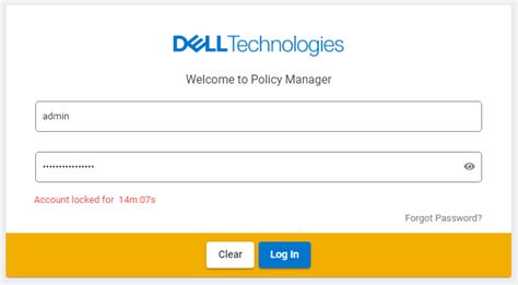 Secure Connect Gateway Unable To Modify Policy Manager Settings Due To