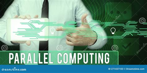 Inspiration Showing Sign Parallel Computing Word For Simultaneous