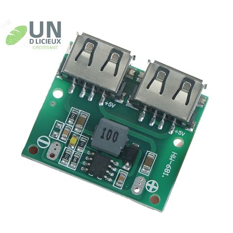 Good บอร์ดโมดูลพาวเวอร์ชาร์จ 9v 12v 24v เป็น 5v Dc Dc Usb คู่ Shopee Thailand