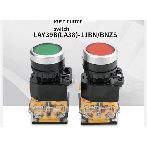 Button Switch Self Reset Self Locking La38 11bn Start Stop Switch Jog Button Power Supply