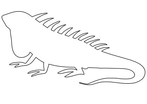 Shape Of Iguana Free Printable Papercraft Templates Shape Of Iguana Free Printable Papercraft Templates