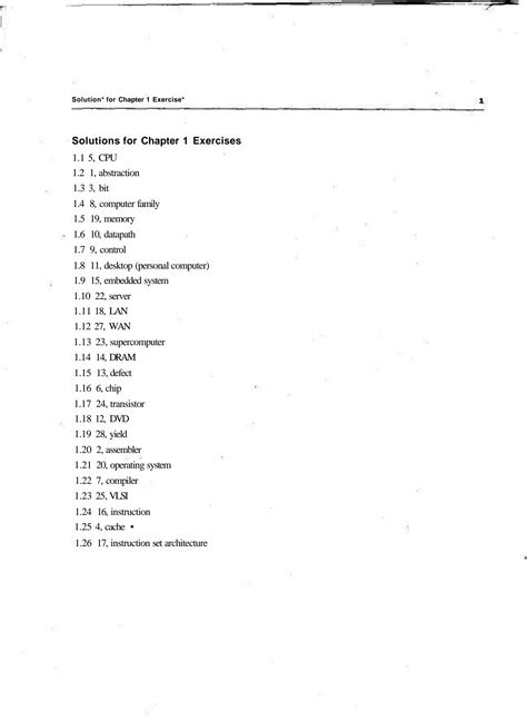 solution computer organization and design the hardware software interface 3rd ed solutions