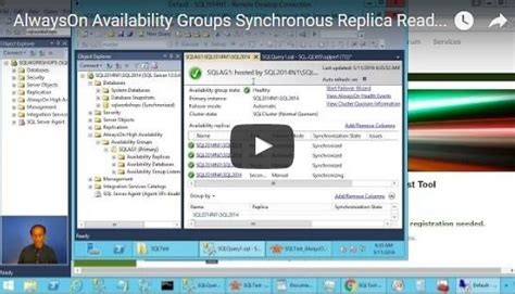Alwayson Availability Groups Synchronous Replica Readable Secondary Data Access Latency