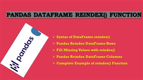 Pandas Dataframe Reindex Function Spark By Examples