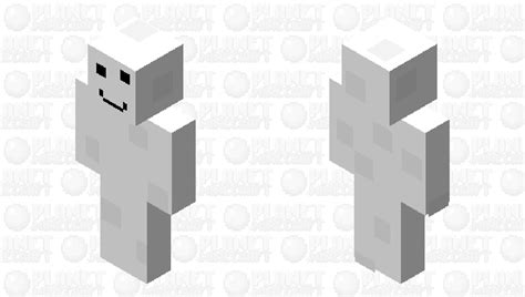 Goofy White Blob Minecraft Skin