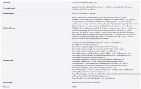 examine shut down and maindom is released after sql error · issue 8612 · umbraco umbraco cms