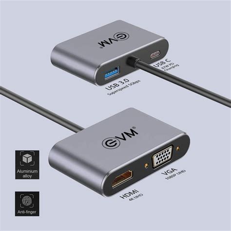 Buy EVM Type C In HDMI VGA Docking Station Computech Store