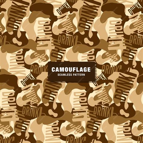 타이 포 그래피 위장 원활한 패턴 무료 벡터