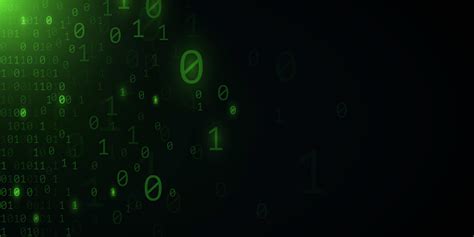녹색 바이너리 코드 배경입니다 하이테크 현대 디자인 프로그래밍 배너 세계 네트워크 소프트웨어 첨단 기술 템플릿 벡터 그림입니다 0명에 대한 스톡 벡터 아트 및 기타 이미지